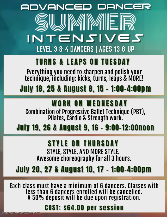 Summer Camps & Classes – In Motion Dance Center